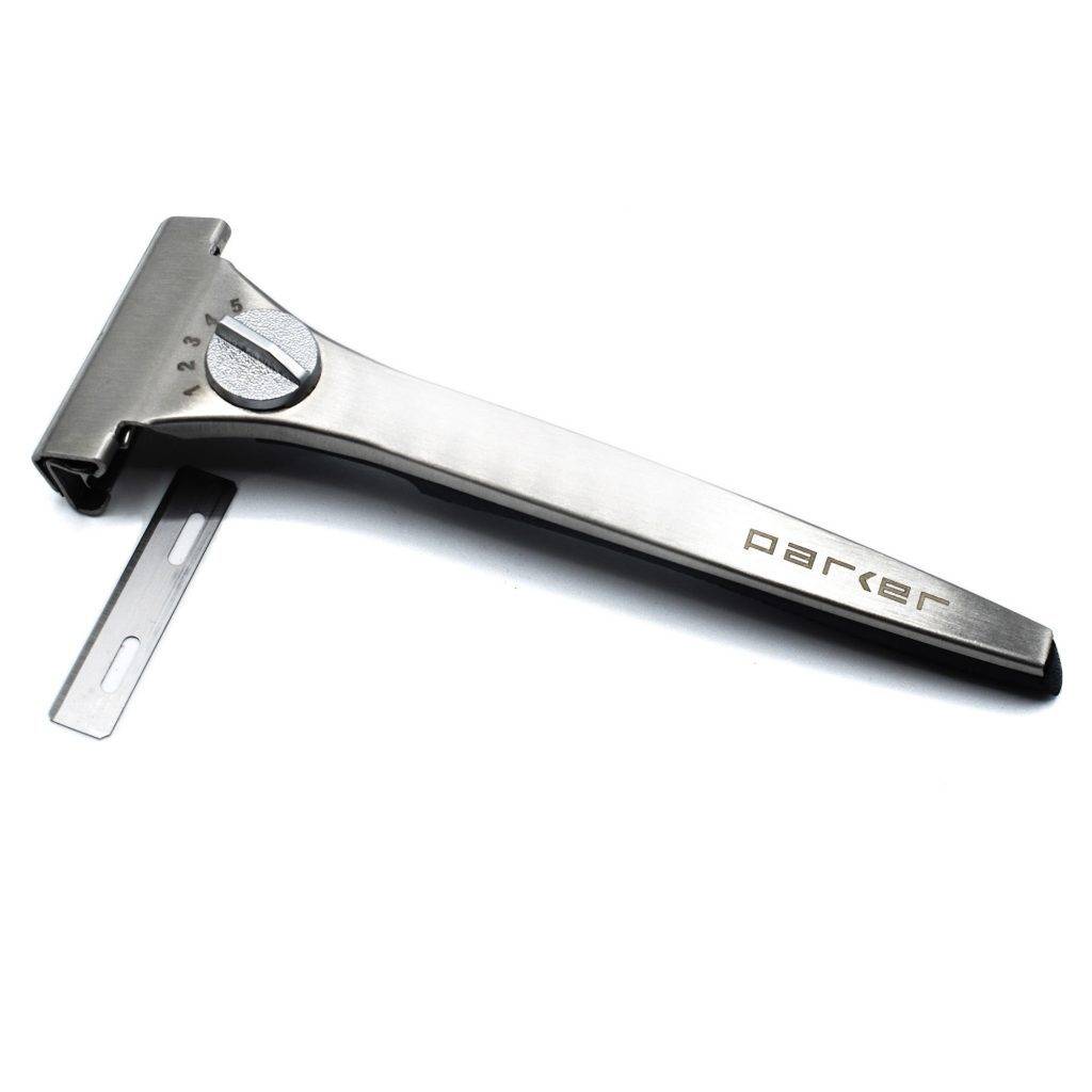 PARKER Adjustable Injector Razor comes with 20pc Injector Blades