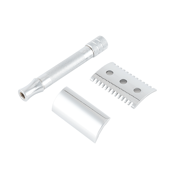 Merkur 15C Open Comb Short Handle Double Edge Safety Razor
