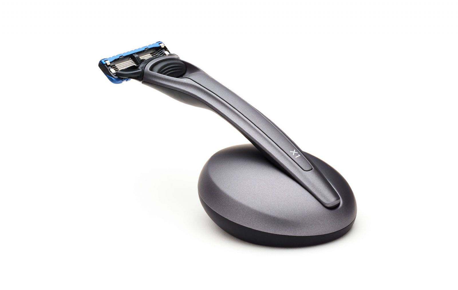 Bolin Webb X1 Matte Graphite and Stand Wet Shaving Razor Fusion Blades