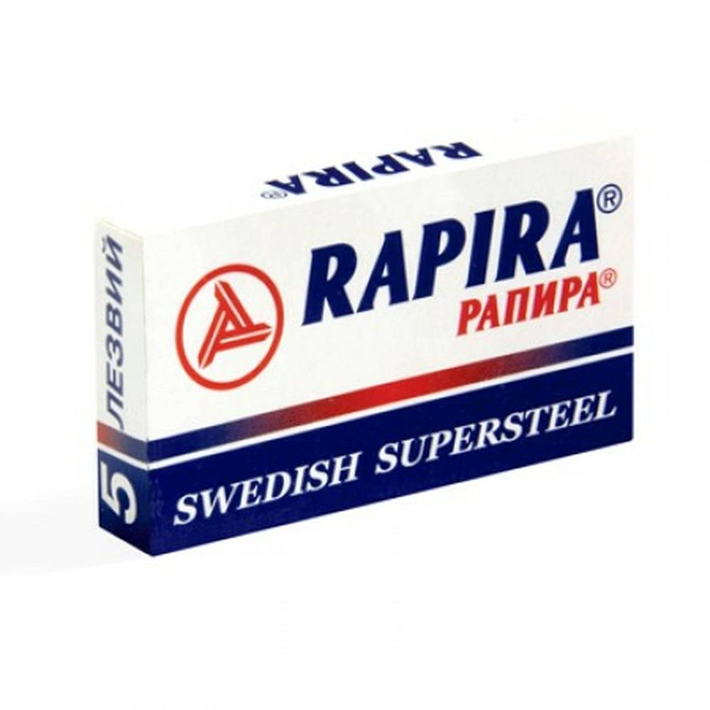 Rapira Swedish Super Steel Double Edge Safety Razor Blades 100pc/20pc