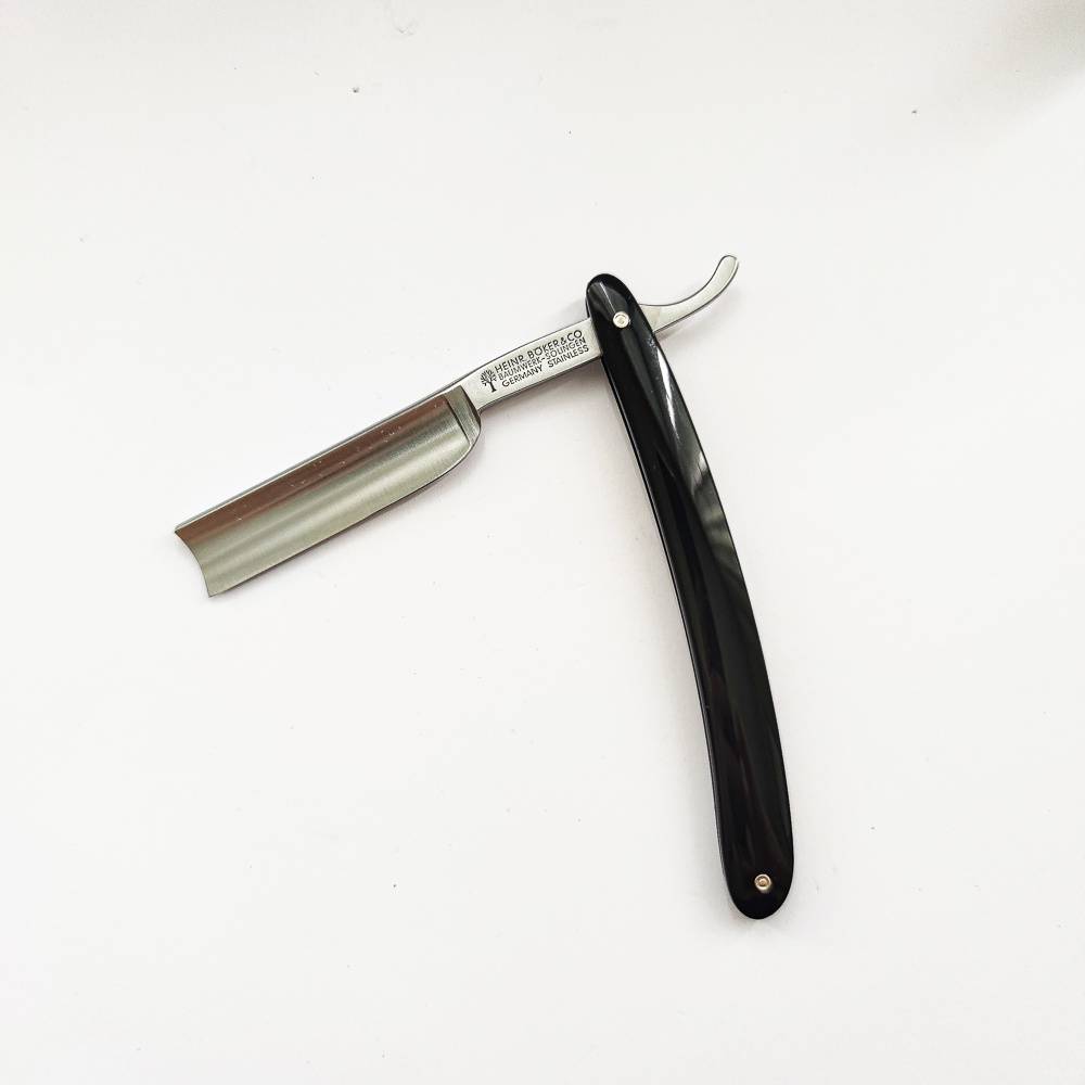 Boker Classic Stainless Spanish Point 5/8 Straight Razor Made in Germany