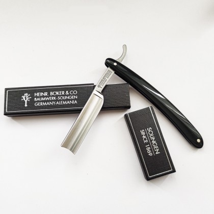 Boker Classic Stainless Spanish Point 5/8 Straight Razor Made in Germany