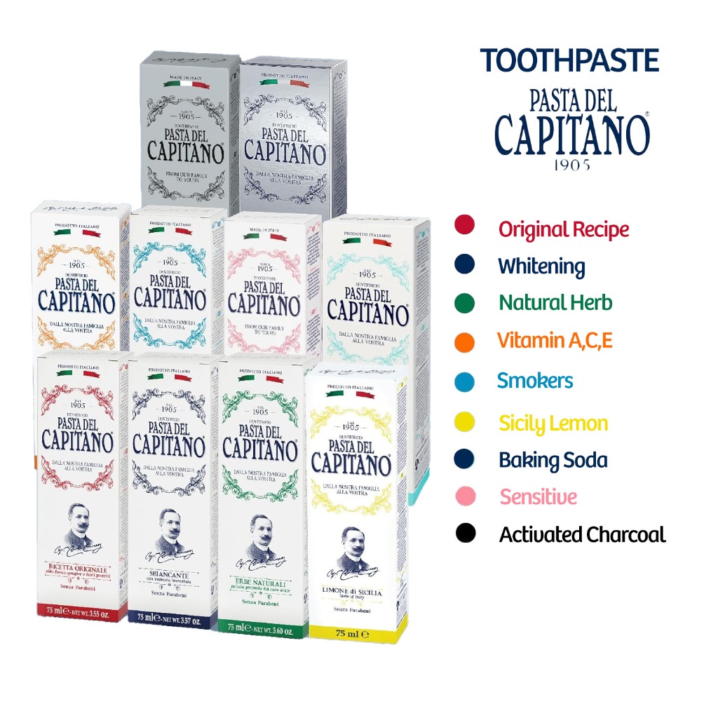 Pasta del Capitano 1905 Toothpaste 75ml Made in Italy
