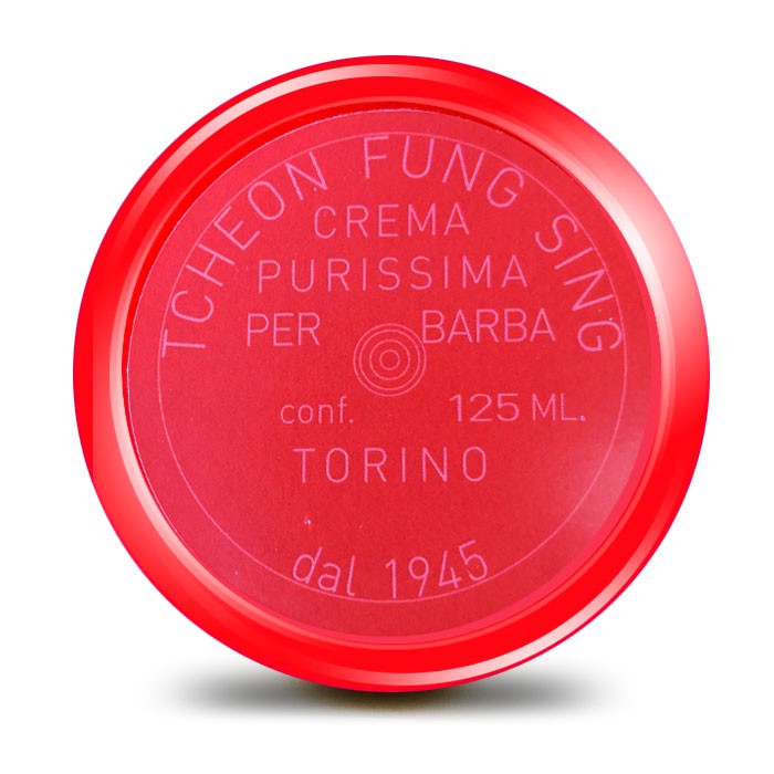 TFS Tcheon Fung Sing Red Shaving Soap Almond Fragrance