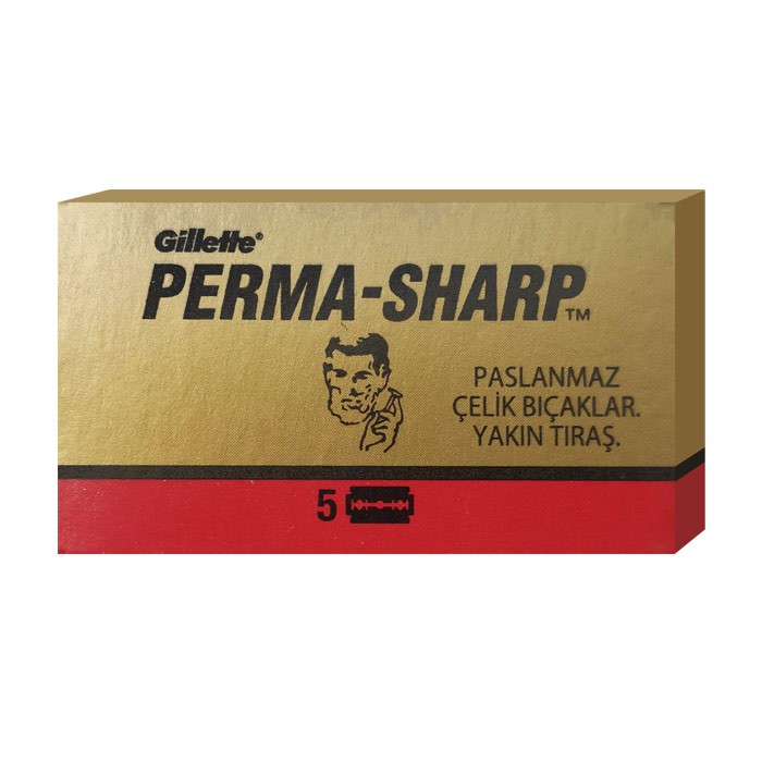 Perma Sharp Stainless Steel Safety Razor Blade 1piece Individual Pack